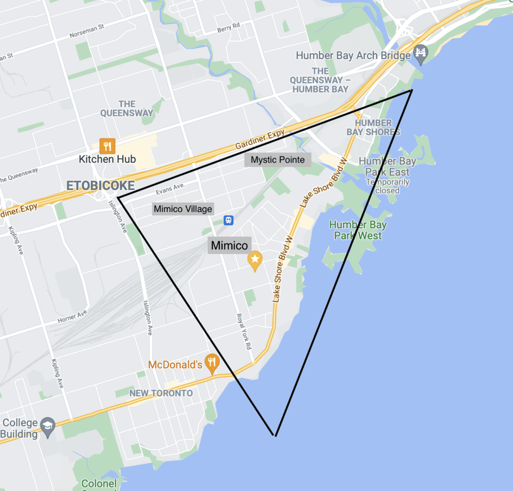 The Mimico Triangle | A Complete Guide | Adrian + Andrea Real Estate Team